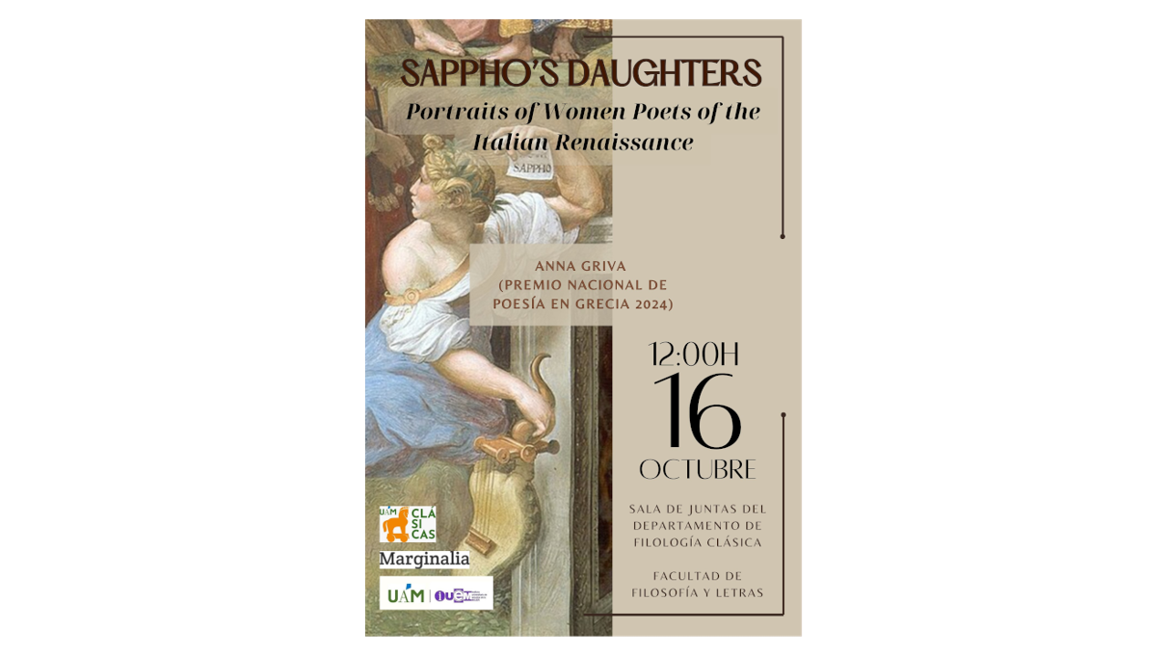 Sappho’s Daughters: Portraits of Women Poets of the Italian Renaissance