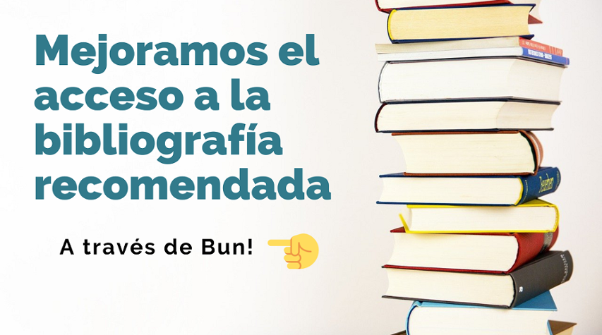 Una nueva manera de consultar la bibliografía recomendada